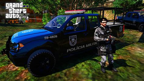 GTA 5 CHOQUE PMERJ CONFRONTO NO ALEMÃO CRIMINOSOS ABORDAGEM
