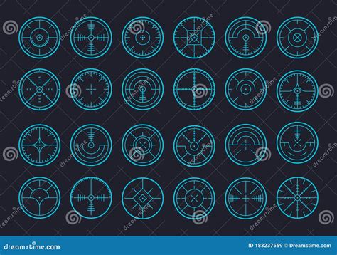 Sniper Aim Pointer Weapon Targeting Pointers Aiming Mark And Aims
