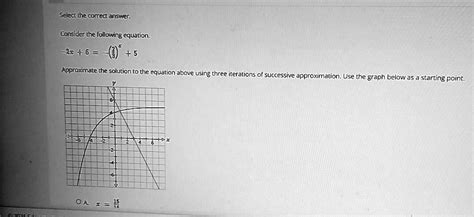 solved select zhe corect answer consider the following equation 5 6 5 approximate the