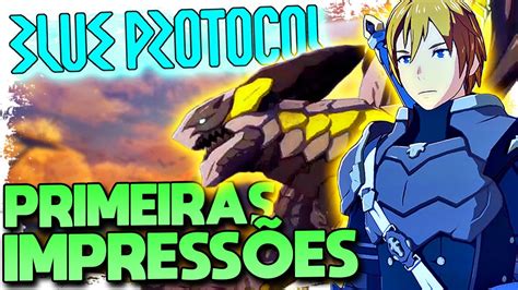 Jogando Blue Protocol Primeiras impressões TUDO que aconteceu no