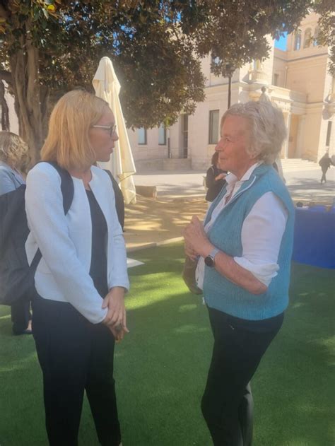 Doris Courcelles en la jornada de la Diputación de Alicante Jávea
