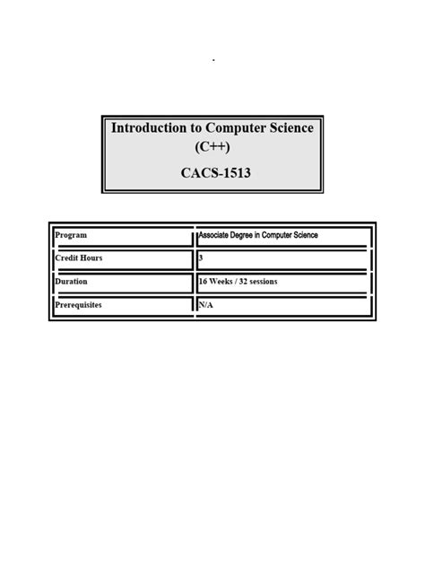intro to computer science c pdf computer program programming