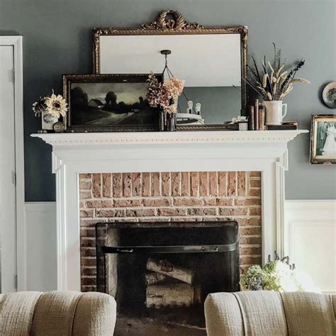 Rustic Living Room With A Red Brick Fireplace Soul Lane