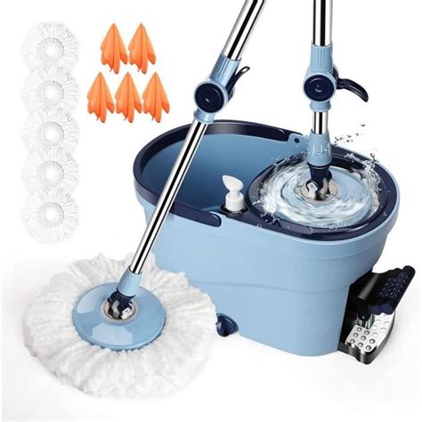 Myiosus Kit Balai Serpillère et Seau Essoreur Balai Magique et Seau