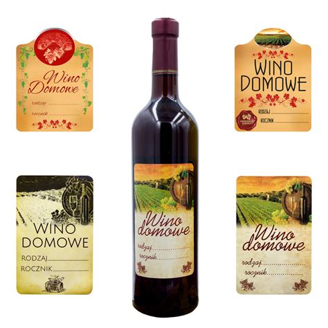 Sztuk Etykiety Samoprzylepne Na Wino Domowe Niedomice Olx Pl