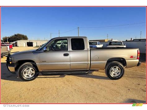 2000 Light Pewter Metallic Chevrolet Silverado 1500 Z71 Extended Cab