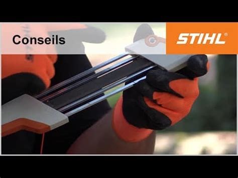 Tutoriel tronçonneuse n 12 Affuter une chaîne de tronçonneuse avec