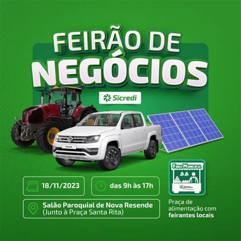 Sicredi realizará Feirão de Negócios em Nova Resende