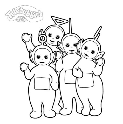 Teletubbies Untuk Mewarnai PEPE LT