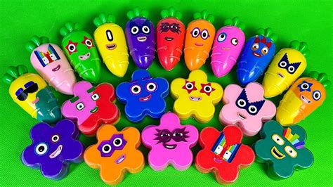 Numberblocks Slime Looking For Clay With Mixed Shapes Slime