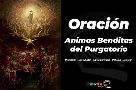 Oración a las Ánimas Benditas del Purgatorio Protección Casos