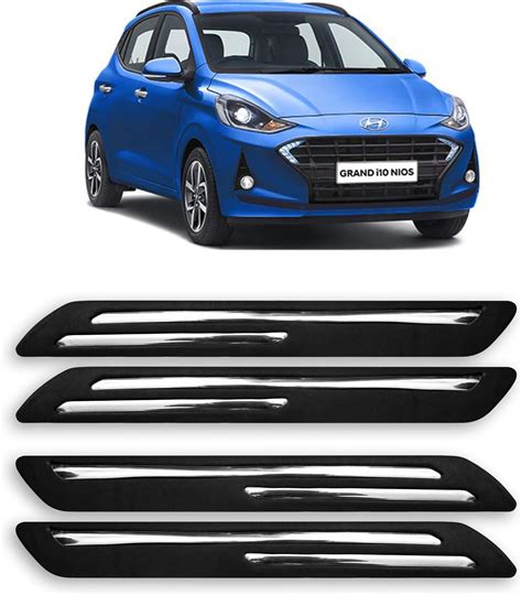 CREEPERS Car Bumper Protector Guard For Hyundai Grand I10 Nios Sportz