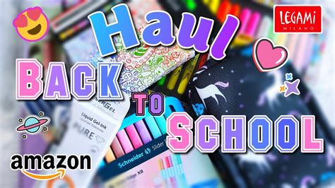 BACK TO SCHOOL 2022 23 ITA Stationery HAUL Acquisti Cartopazzi Amazon