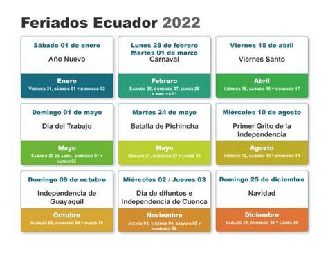 Feriados Ecuador 2023 Calendario Vacaciones 2023 IMAGESEE