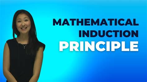 💯 principles of mathematical induction how to do a mathematical induction proof youtube