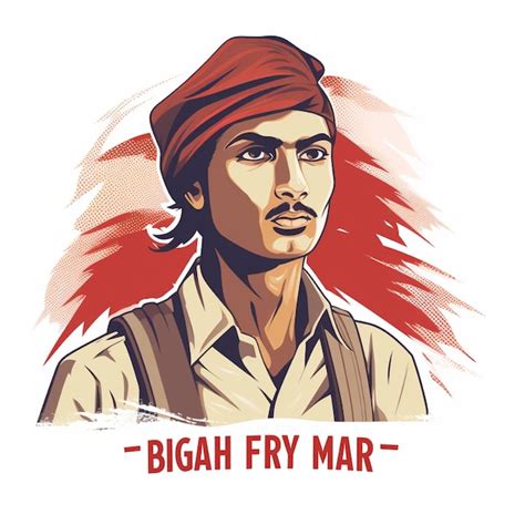 Premium Photo Freedom Fighters And National Heroes Of India Bhagat
