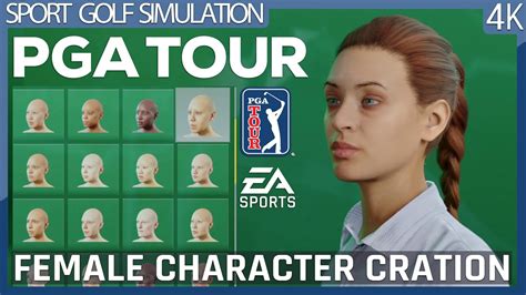 EA Sports PGA Tour 2023 2023 Female Character Creation PS5 4K