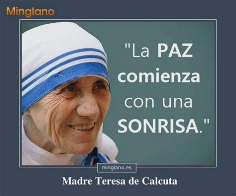 FRASES De TERESA De CALCUTA Sobre La PAZ
