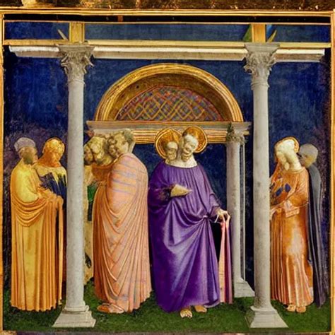 Donatello Giotto Leon Battista Alberti Cimabue Stable Diffusion
