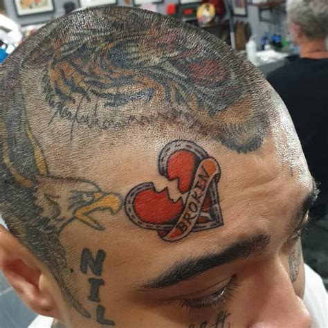 11 Broken Heart Face Tattoo Ideas That Will Blow Your Mind