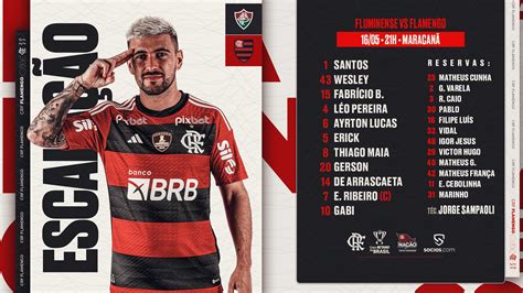 SAIU retorno de Gerson Flamengo divulga escalação para jogo