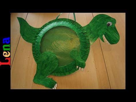 V Dino Laterne Basteln Aus Papptellern How To Make