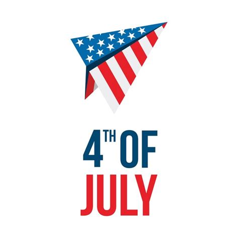 Premium Vector Happy 4th Of July Usa Independence Day Greeting Card
