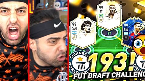 DÜNYA REKORU 193 FUT DRAFT KIRDIK İMKANSIZI BAŞARDIK FİFA 23 2023