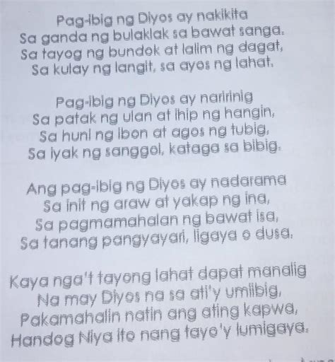 1 Ano Ang Paksa Ng Tula 2 Ilang Saknong Mayroon Ang Tula 3 Ilang