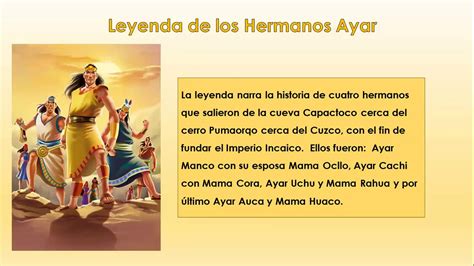 Ficha De Leyenda De Los Hermanos Ayar Para Segundo De Primaria Pdf