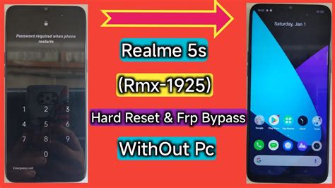 Realme 5S RMX 1925 Hard Reset Frp Bypass