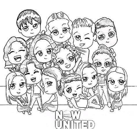 Desenhos De Now United 6 Para Colorir E Imprimir ColorirOnline