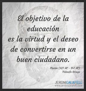 Frase C Lebre De Plat N La Educaci N Jeroni Calafell