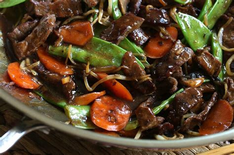 Beef Stir Fry With Snow Peas And Mushrooms The Daring Gourmet