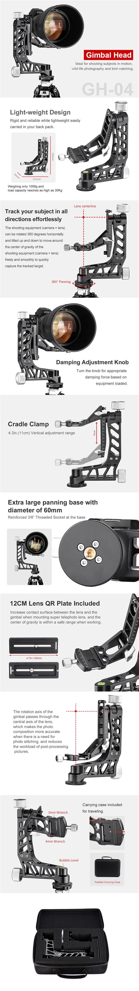 Sunwayfoto Gh Gimbal Head