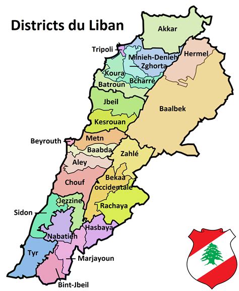 Quels Sont Les Districts Du Liban