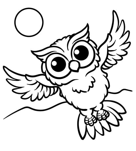 Cute Owl Pictures To Colour Infoupdate Org