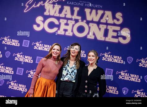 Berlin Germany Th Nov Karoline Herfurth L Actress Nora