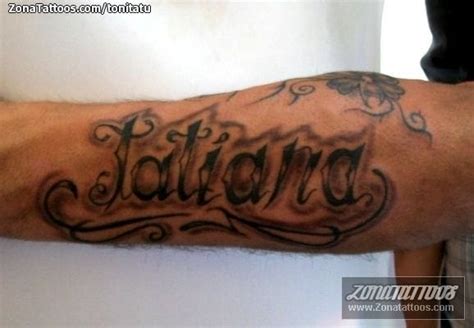 Tatuaje De Antebrazo Nombres Tatiana