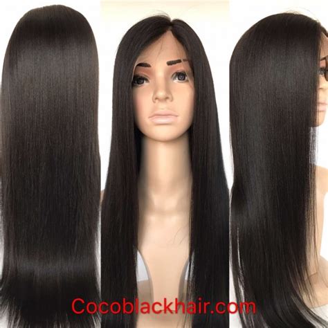 Emily Yaki Straight Hair Brazilian Human Hair Wig Pre Plucked Hair 360