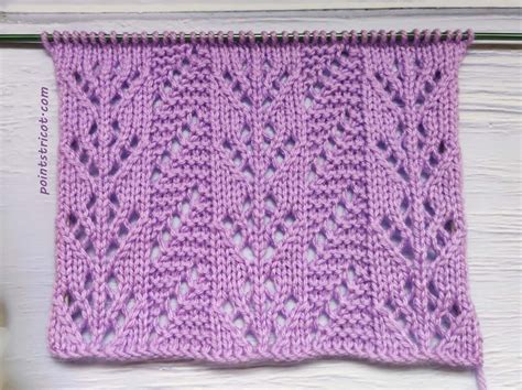 Les points de Tricot Point Ajouré au Tricot