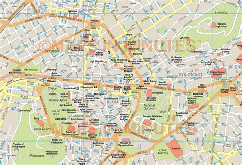 Printable Map Of Athens Printable Word Searches