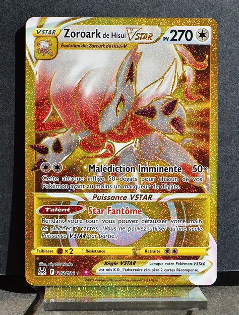 Carte Zoroark De Hisui VSTAR 270 PV 213 196 EB11 Origine Perdue Neuf