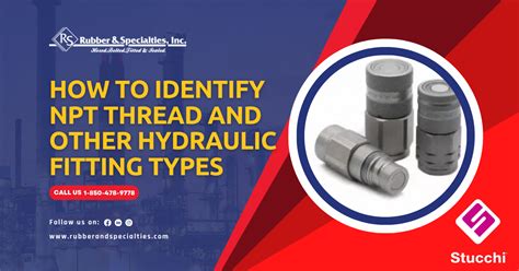 How To Identify NPT Thread And Other Hydraulic Fitting Types Rubber