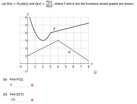 solved let p x f x g x and q x f x g x where f and g are the functions whose graphs