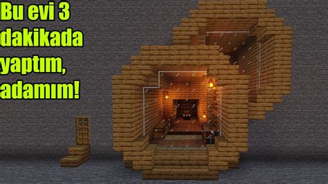 MUHTEŞEM BİR DAĞ EVİ YAPIMI Minecraft EvdeKal YouTube