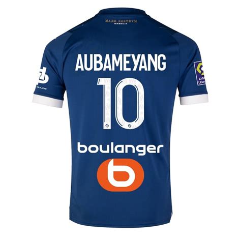 Maillot OM Aubameyang Exterieur 2023 2024 Foot Soccer Pro
