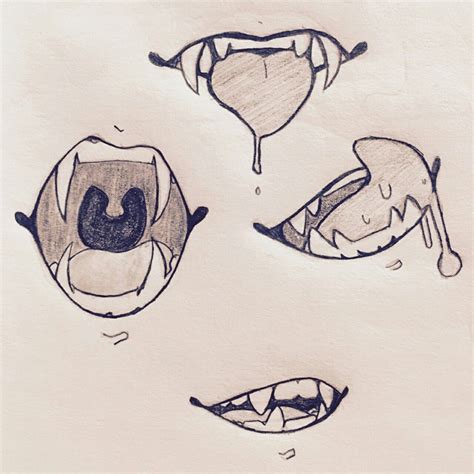 How To Draw Anime Vampire Teeth