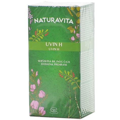 Healthy Naturavita TEA UVIN H 30 G Tea Bags Urinary Inflammation