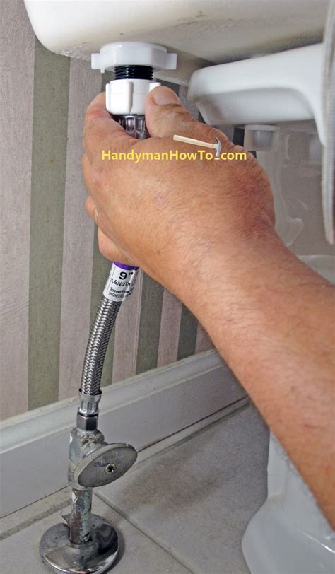 How To Replace A Toilet Fill Valve Part Handymanhowto